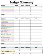 37 Budget Planners & Trackers - Cute & Free Printables