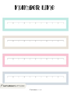 Number Line 0 to 1 - 6 Cute & Free Printable Worksheets