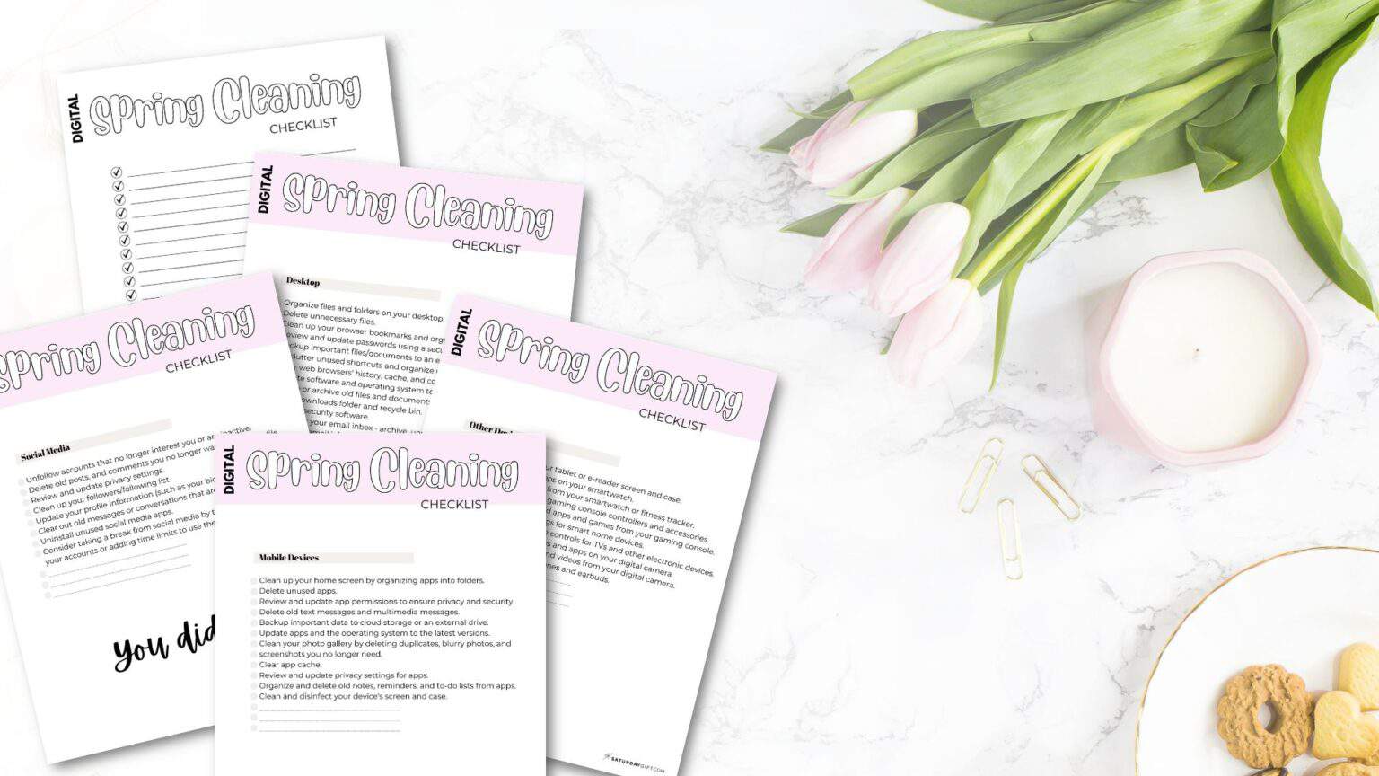 Digital Spring Cleaning Checklist: Clear Out Your Digital Clutter ...