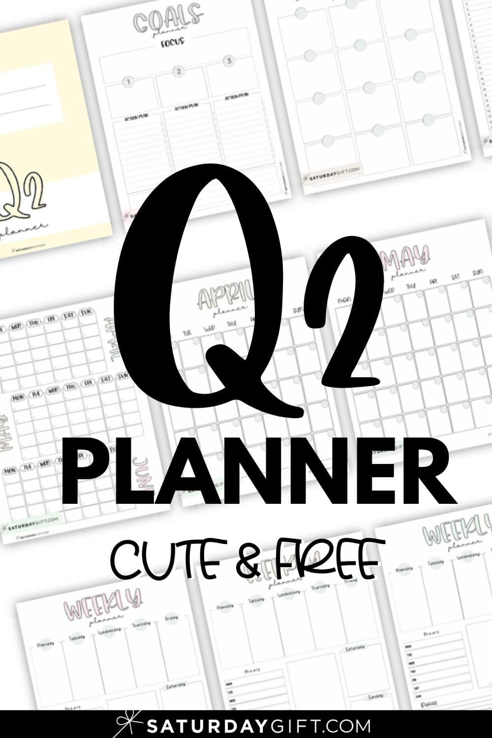 Q2 Planner - 21 Cute & Free Printables