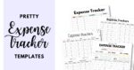 Expense Tracker Printable - 26 cute & Free Spending Logs