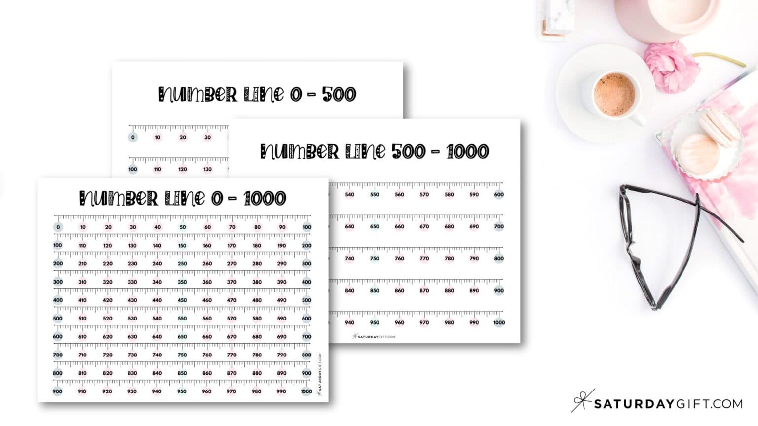 Number Line to 1000 - 6 Cute & Free Printable Worksheets