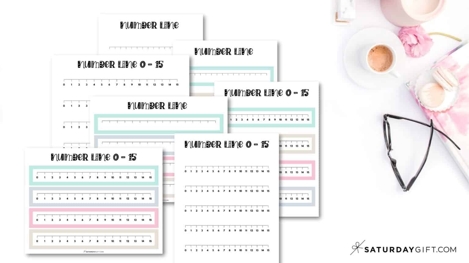 Number Line to 15 - 8 Cute & Free Printables and Blank Worksheets