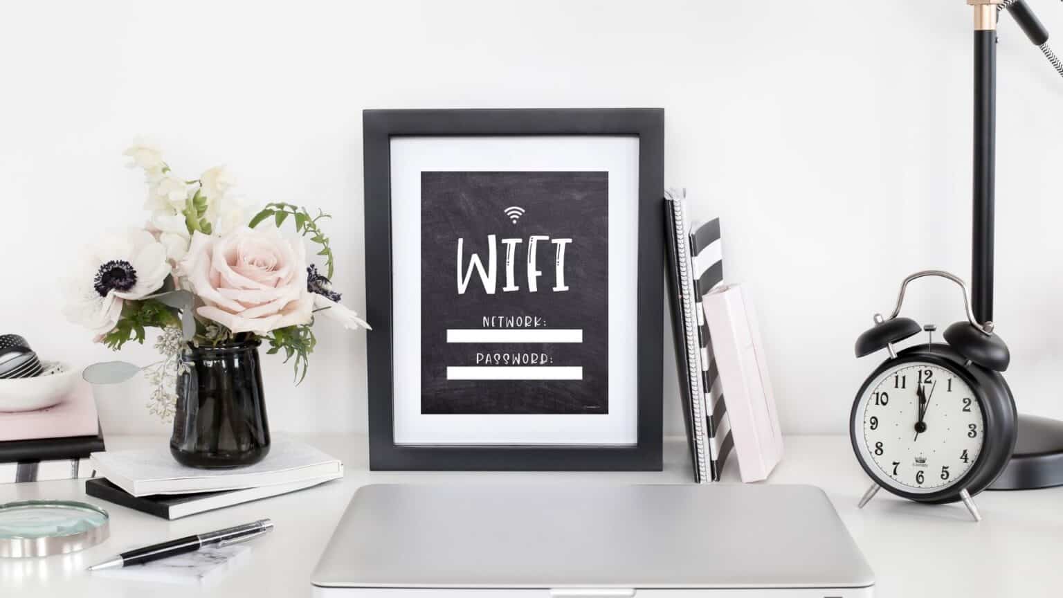 WiFi Password Sign - 11 Cute & Free Printable Templates