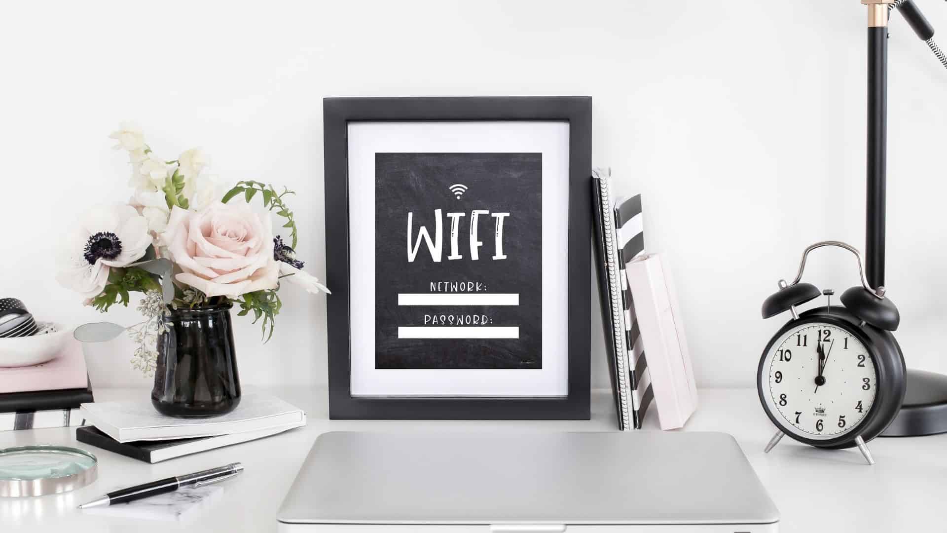 WiFi Password Sign - 11 Cute & Free Printable Templates