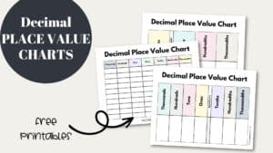 Decimal Place Value Charts - 12 Free Printable PDFs