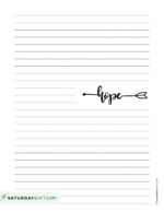 Printable Letter Paper - 37 Cute & Decorative Writing Papers | SaturdayGift
