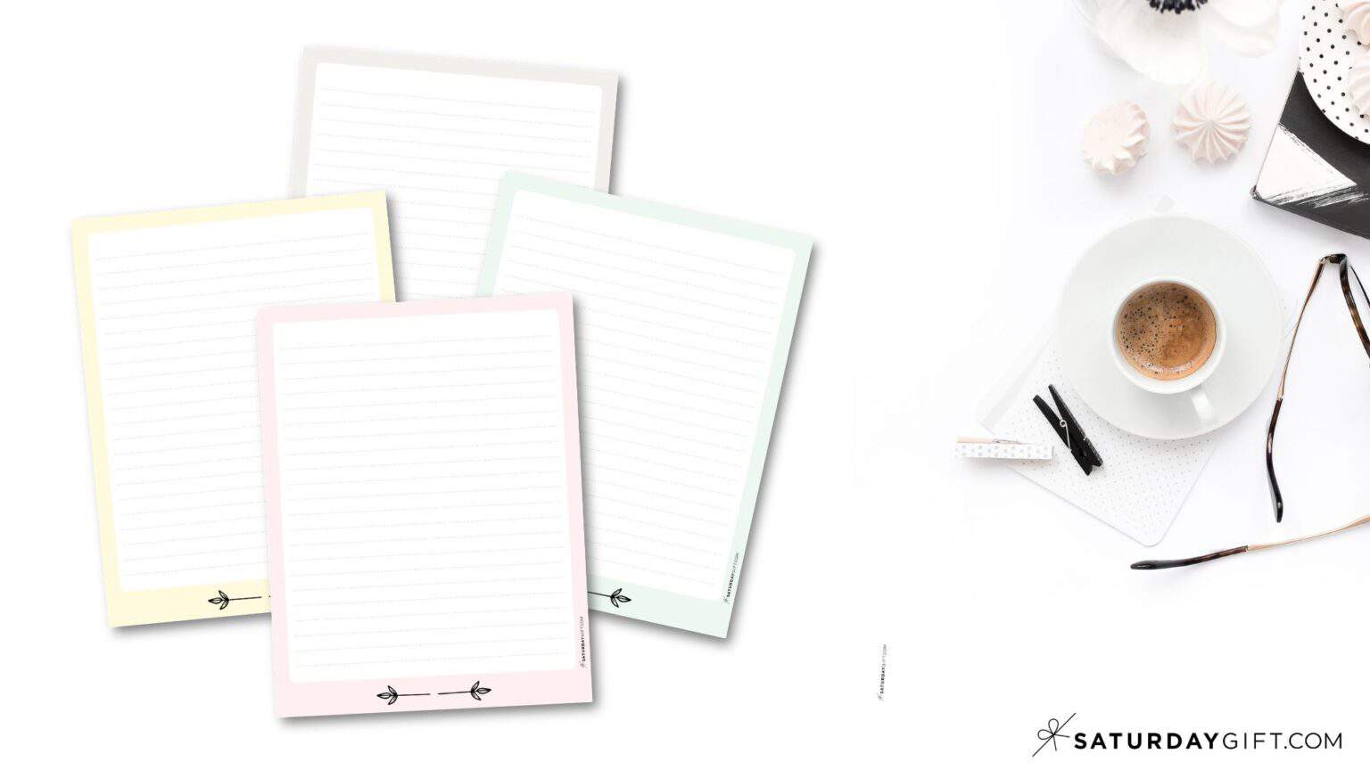 Printable Letter Paper - 37 Cute & Decorative Writing Papers | SaturdayGift