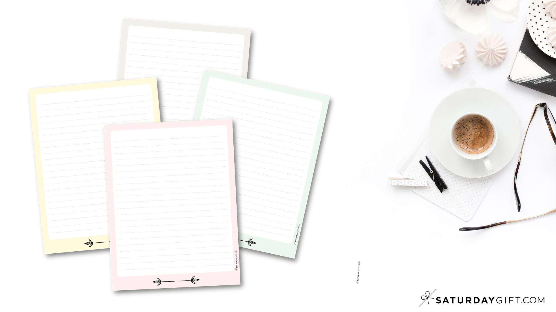 Printable Letter Paper - 37 Cute & Decorative Writing Papers | SaturdayGift