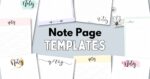 Note Pages - 43 Cute & Free Printable Note Paper Templates