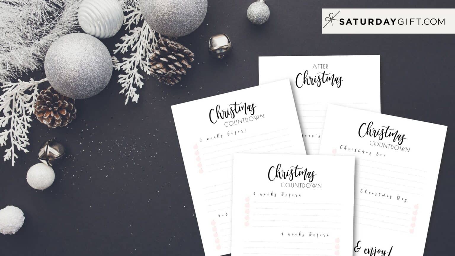 Cute & Free Printable Christmas Planner - Countdown to Holidays