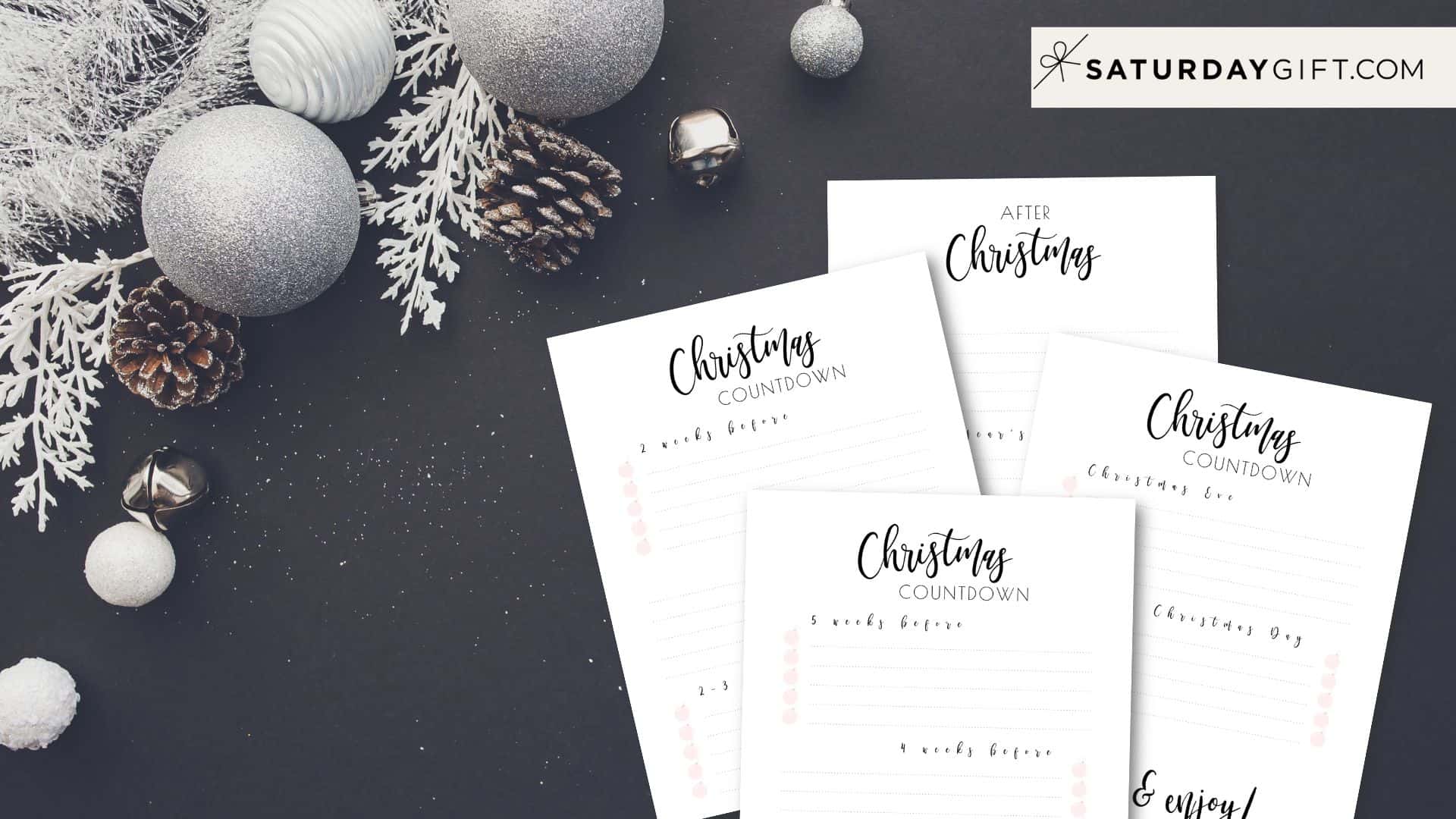 Cute & Free Printable Christmas Planner - Countdown to Holidays