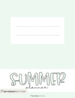 Summer Planner - 21 Cute & Free Printables