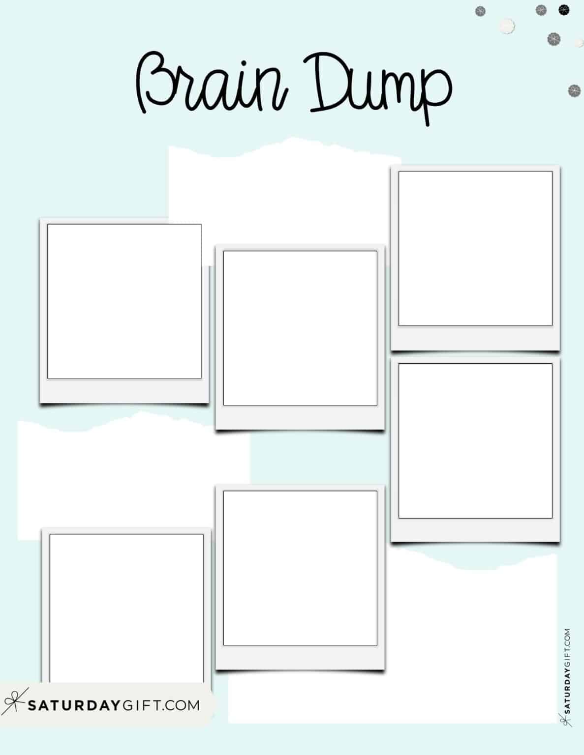 Brain Dump Worksheet - 23 Cute & Free Printables