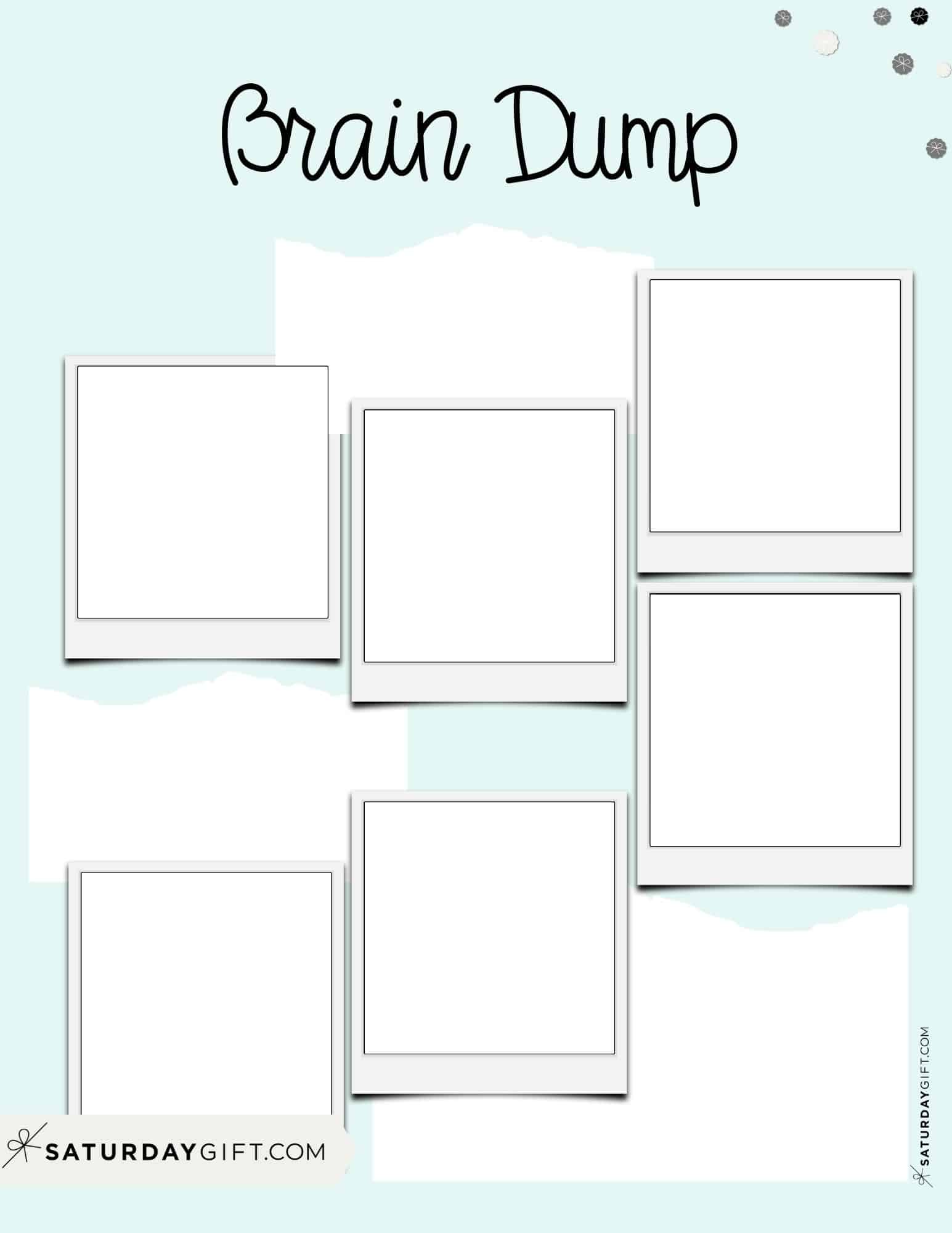 Brain Dump Worksheet - 23 Cute & Free Printables