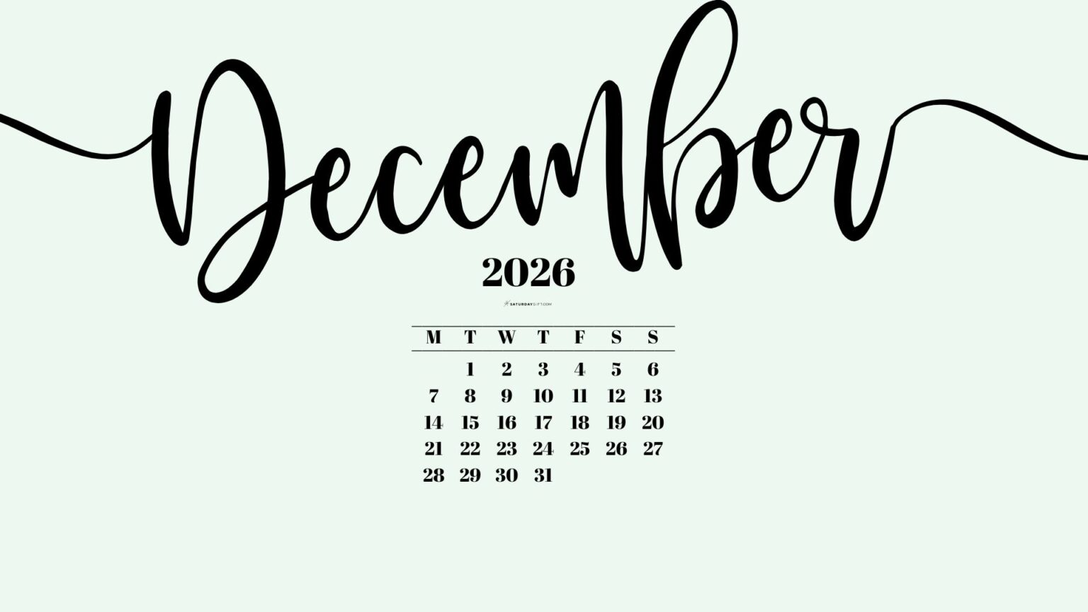December Desktop Backgrounds – 55 Free Calendar Wallpapers