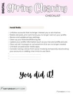 Digital Spring Cleaning Checklist: Clear Out Your Digital Clutter ...