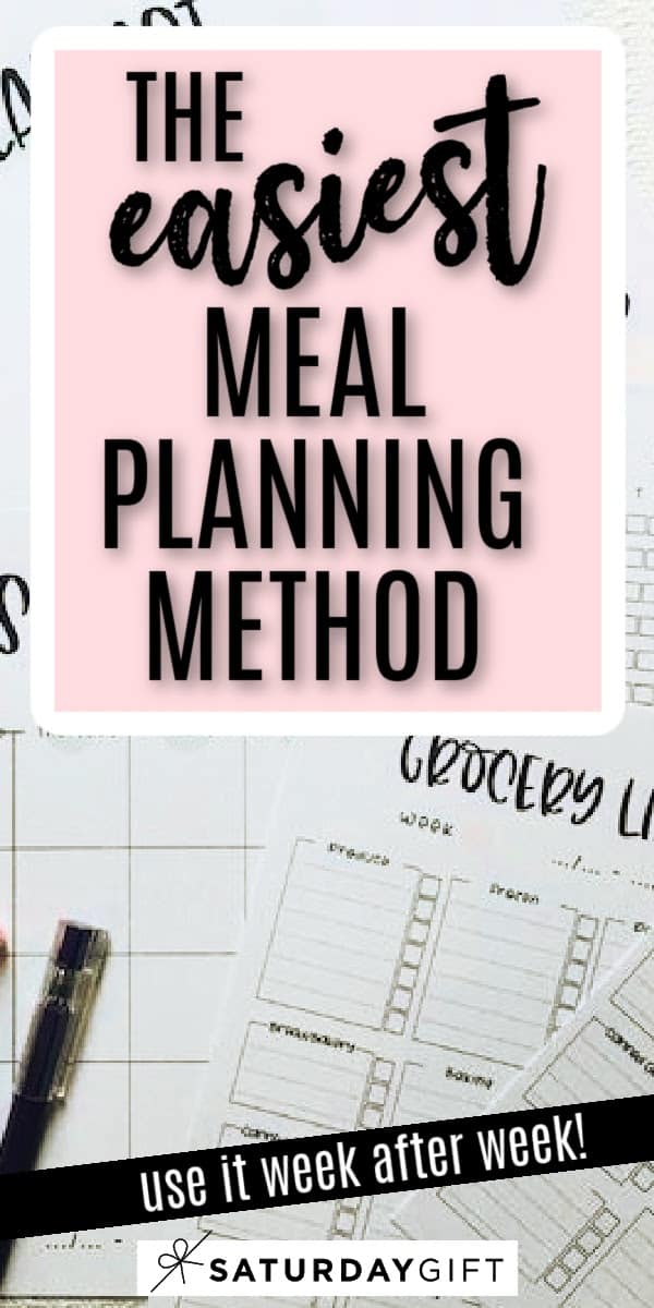 Super Simple Meal Planning Method - How to Start Meal Planning