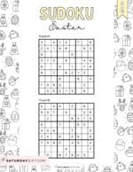 Easter Sudoku Puzzles - Cute & Free Printables | SaturdayGift