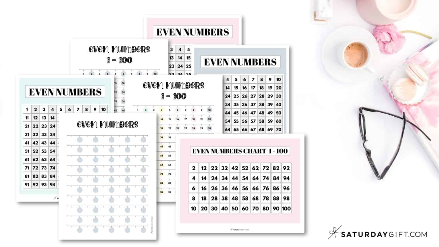 Even and Odd Numbers - 28 Cute & Free Printable Charts