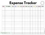 Expense Tracker Printable - 26 cute & Free Spending Logs