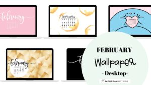 February Desktop Wallpaper - 21 Cute & Free February 2025 Calendar ...