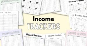 Income Tracker Printable - 19 Cute & Free Printable Templates