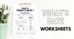 "Today Is" Worksheets - Cute & Free Today's Date Printables