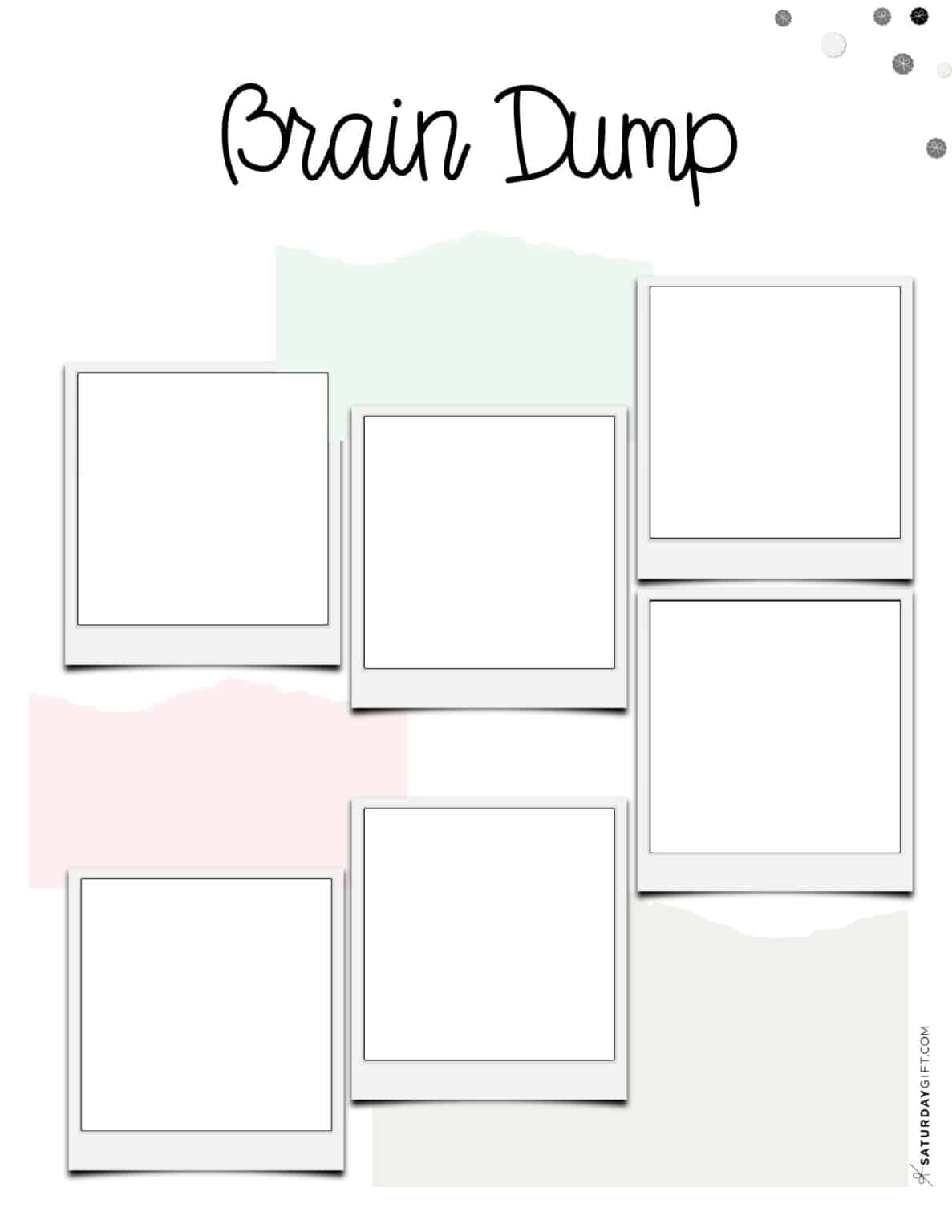 Brain Dump Templates - 23 Cute & Free Printables