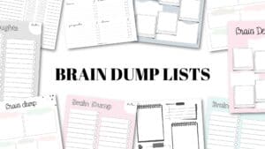 Brain Dump Worksheet - 23 Cute & Free Printables