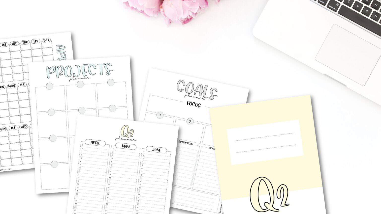 Q2 Planner - 21 Cute & Free Printables