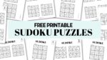 Christmas Sudoku Puzzles - Cute & Free Printables | SaturdayGift