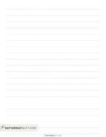 Lined Paper Printable Templates - 38 Free Printables | SaturdayGift