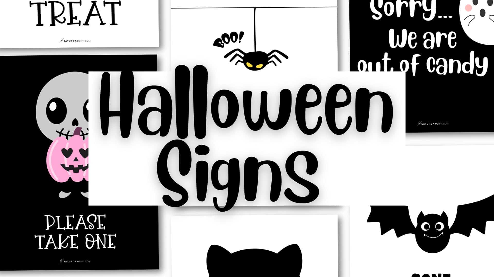 Halloween Signs Printable