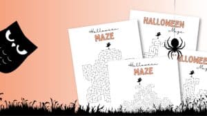 Halloween Maze Printable - Cute & Free Templates | SaturdayGift
