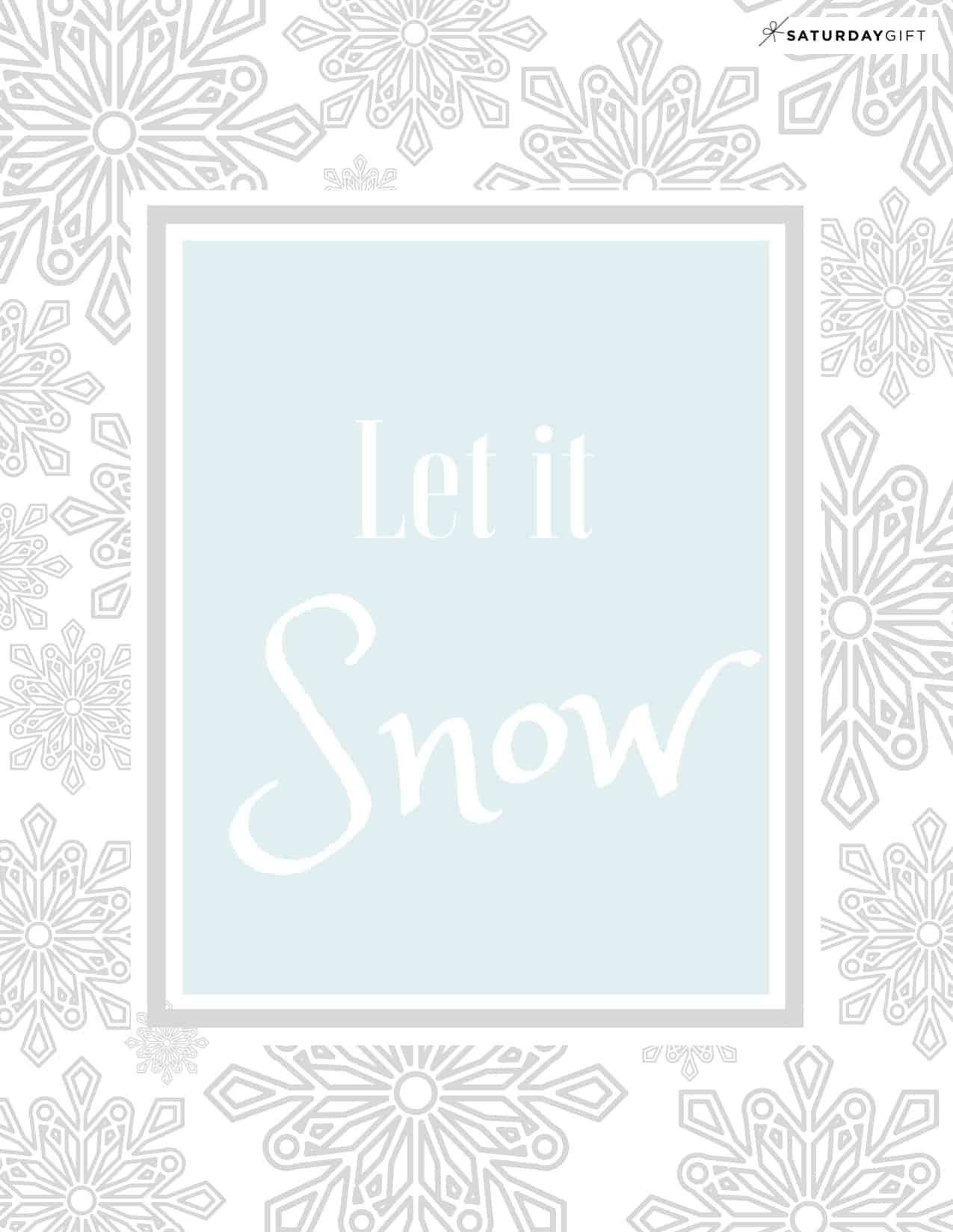 Holiday Coloring Sheets {Free Printables} | SaturdayGift