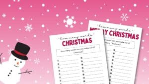 How Many Words Can You Make From Christmas - Worksheet