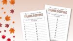 How Many Words Can You Make From Thanksgiving - Worksheet