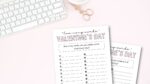 How Many Words Can You Make From Valentine's Day - Worksheet