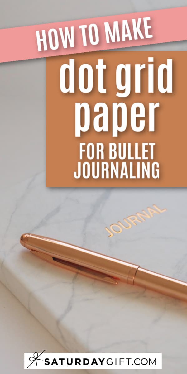 How To Make Dot Grid Paper for Your Bullet Journal Using Google Sheets