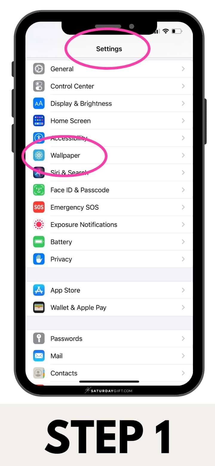 iPhone Wallpaper - How to Change iPhone Background | SaturdayGift