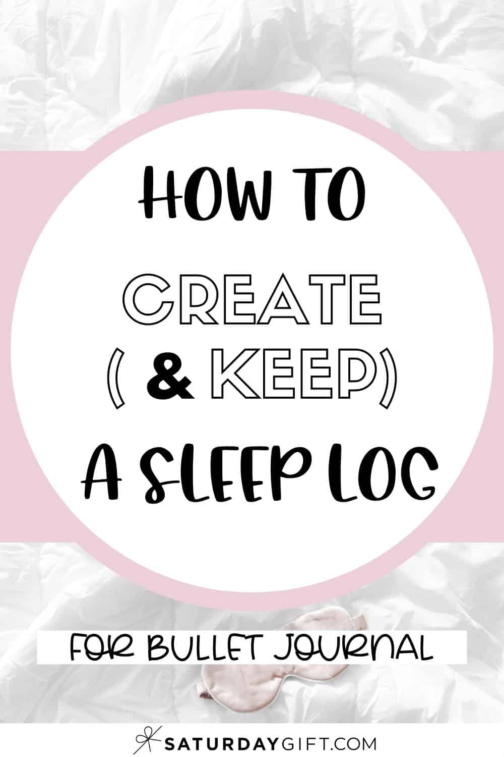 Sleep Log - How To Track Your Sleep with a Sleep Log {+Free printable}