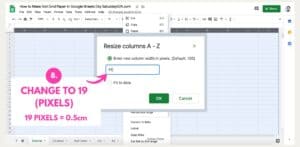 How To Make Dot Grid Paper for Your Bullet Journal Using Google Sheets
