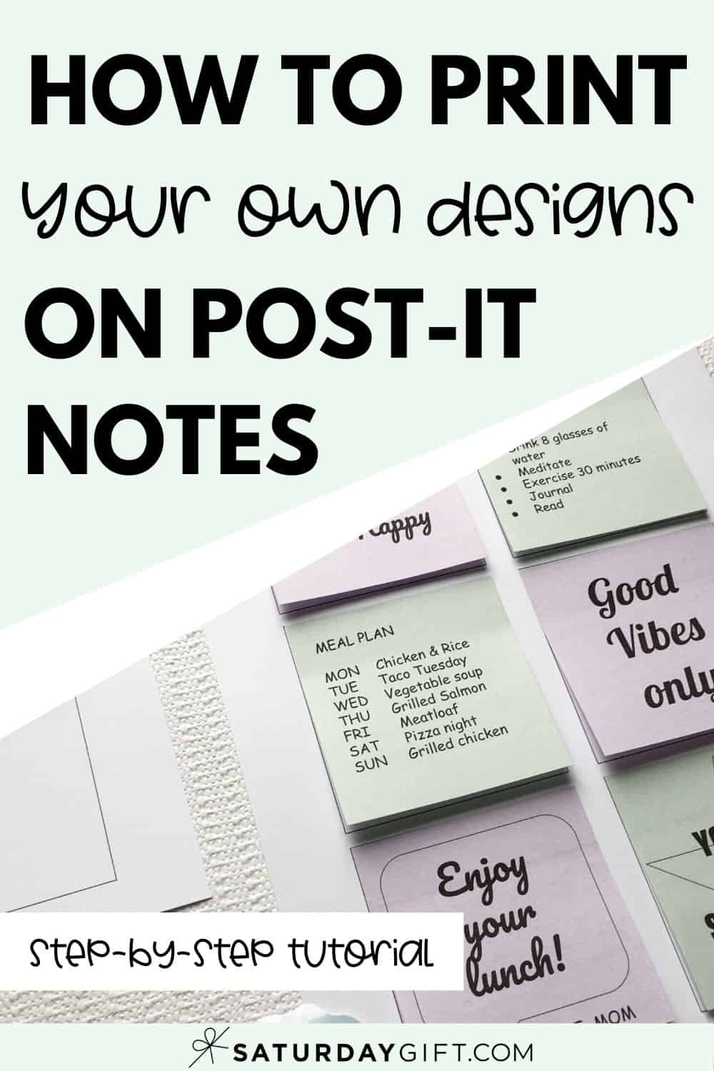 How To Print On Post-It Notes - Create Your Customized Sticky Notes