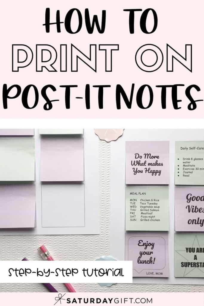 How To Print On Post It Notes Create Your Customized Sticky Notes