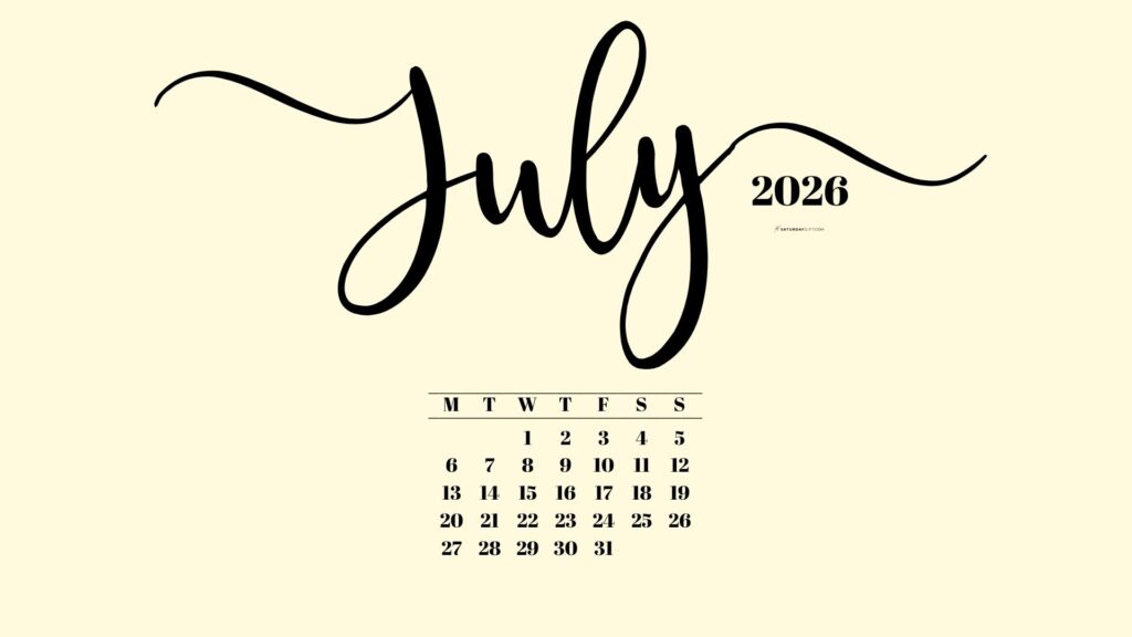 July Desktop Backgrounds – 55 Free Calendar Wallpapers