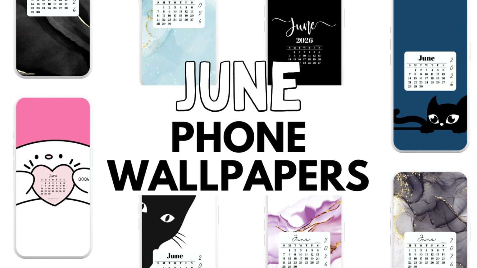 June Phone Wallpapers – 55 Free Calendar Backgrounds