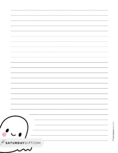 Printable Letter Paper - 37 Cute & Decorative Writing Papers | SaturdayGift