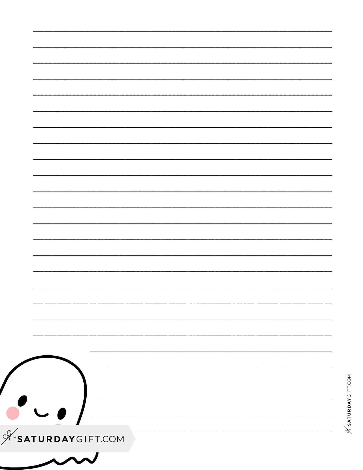 Printable Letter Paper - 37 Cute & Decorative Writing Papers - SaturdayGift