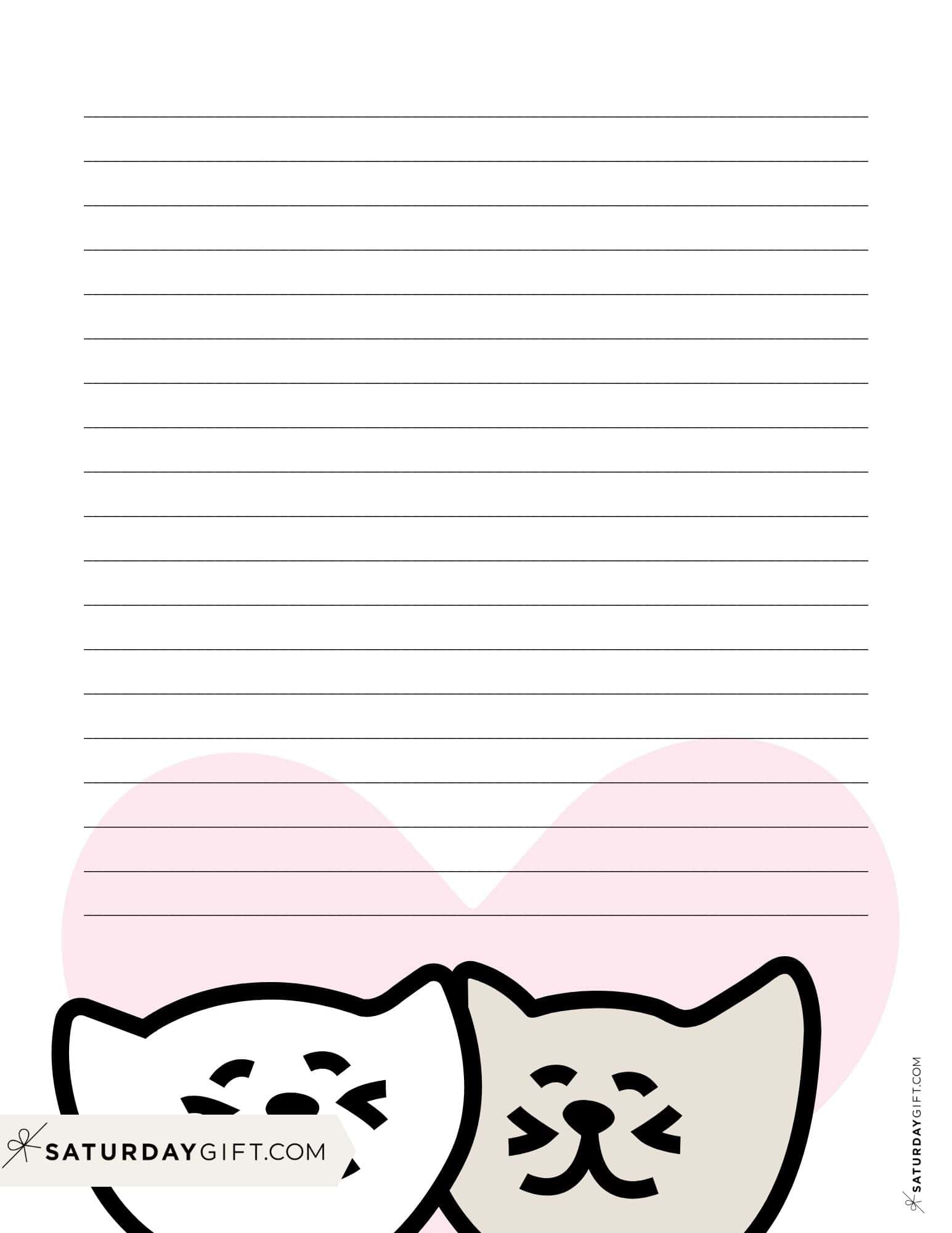 Printable Letter Paper - 37 Cute & Decorative Writing Papers | SaturdayGift